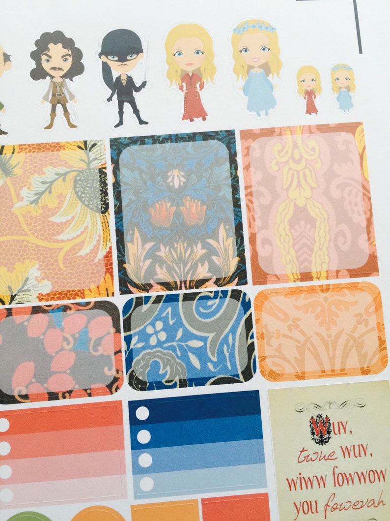 Bride Princess Weekly Planner Stickers Set for Use With Erin | Etsy