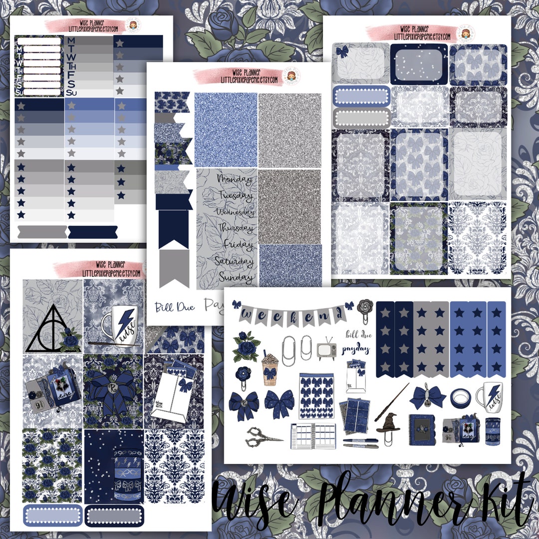 Wise Planner Stickers Kit - for Use With Erin Condren ONLY ...