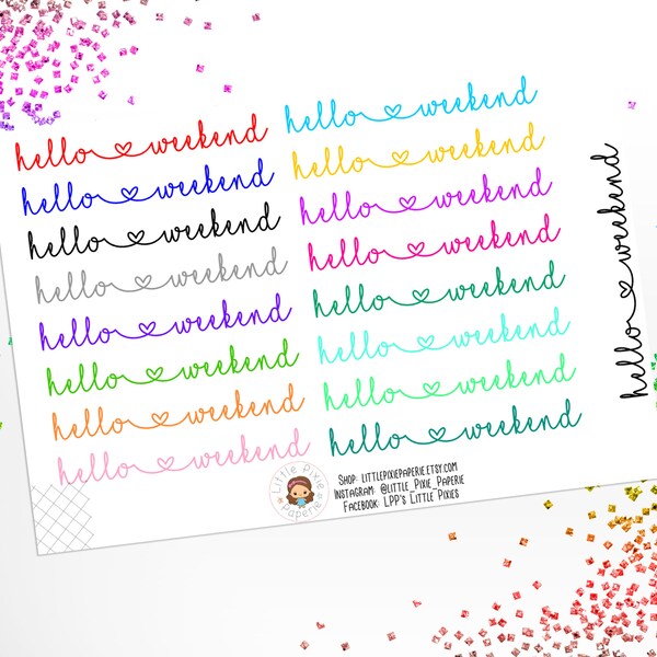 Weekend Banner - Etsy