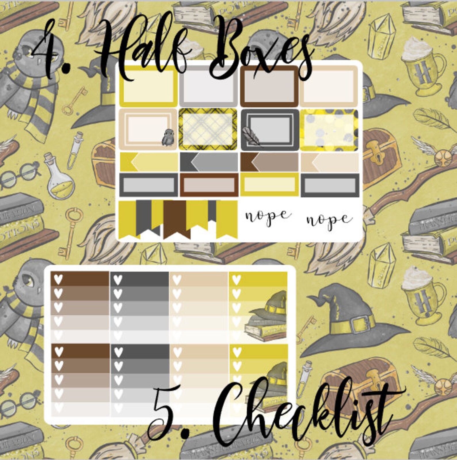 Yellow is Loyal Hufflepuff Wizarding World Planner | Etsy