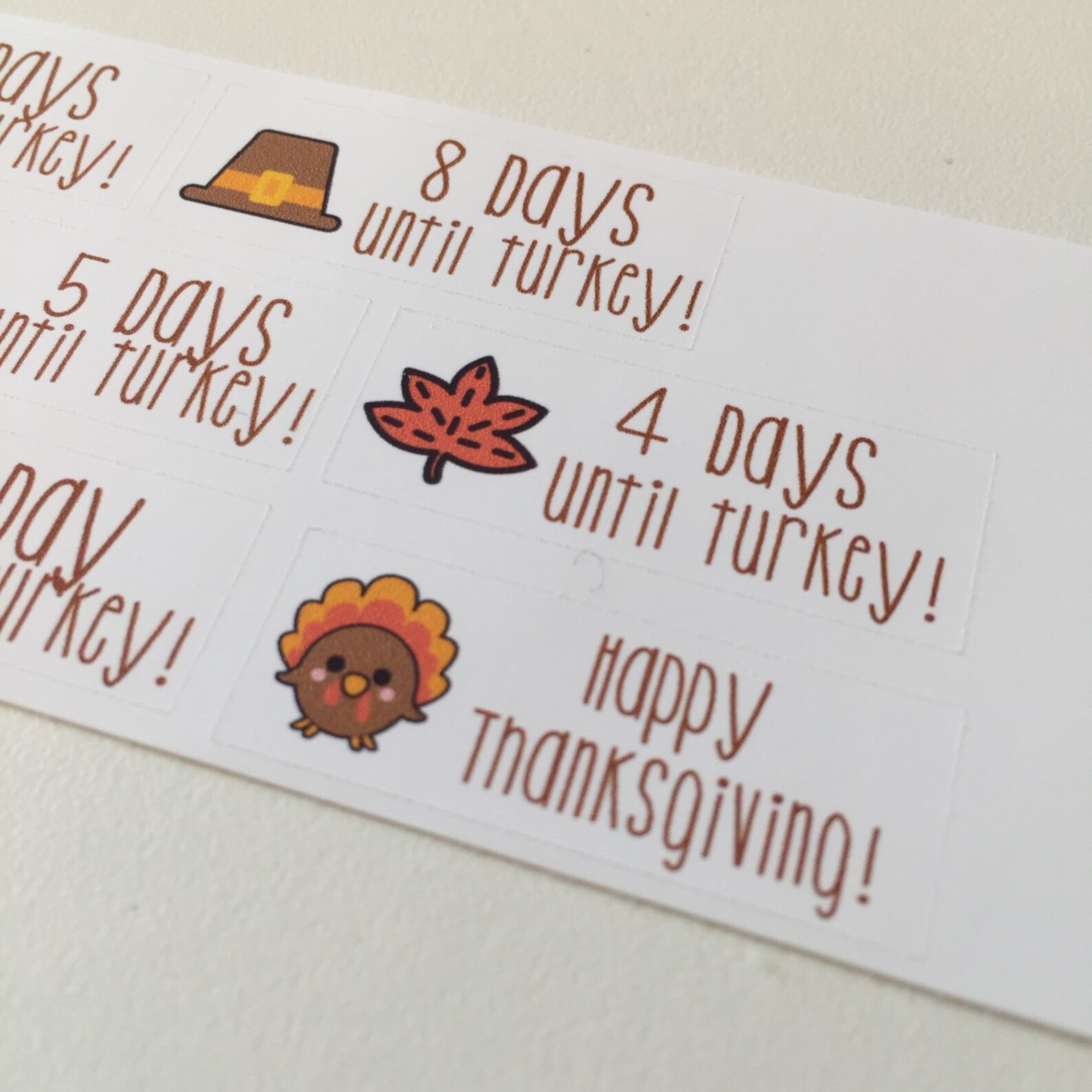 Thanksgiving Planner, Fall Stickers, Functional Planner Stickers ...