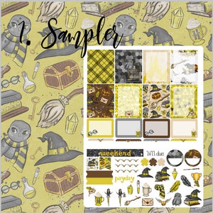 Yellow is Loyal - Hufflepuff - Wizarding World - Planner Stickers for ...