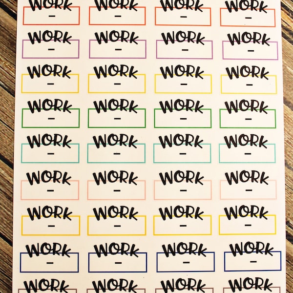 Work Schedule - Etsy
