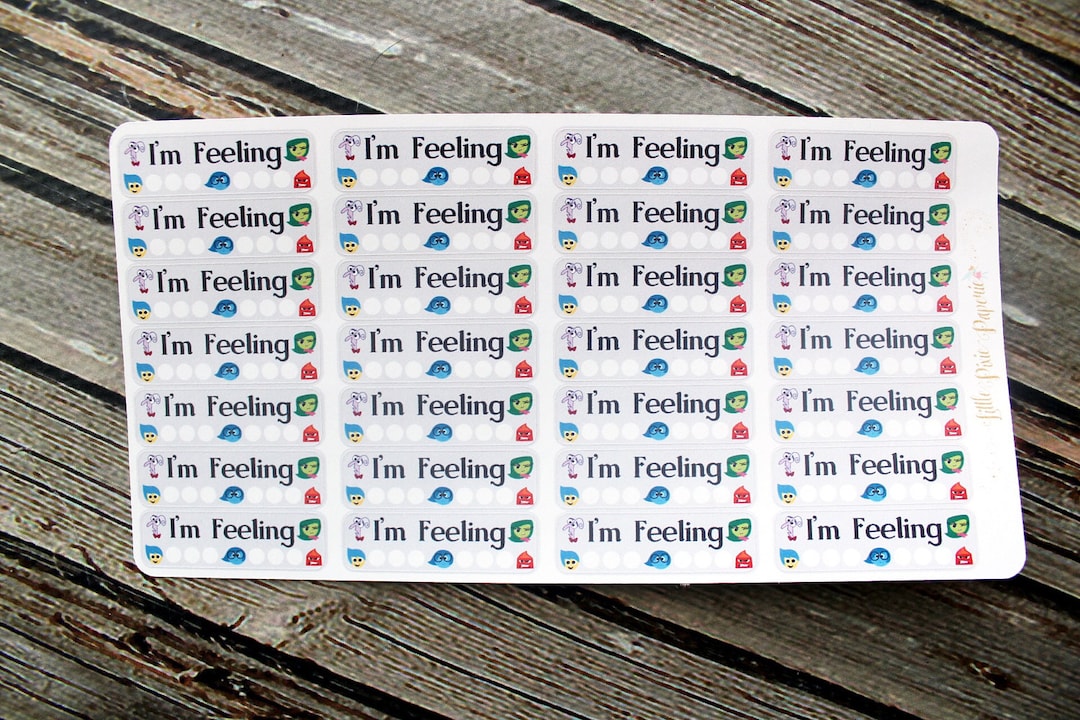 Mood Tracker Planner Stickers - Happy Stickers - Sad Stickers - Self ...