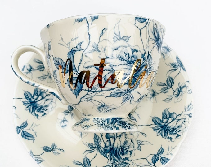 Tea Cup | Personalized Tea Cups | Custom Tea Cup | Tea Lover Gift ...