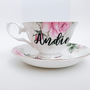 Tea Cup | Personalized Tea Cup | Custom Tea Cup | Tea Lover Gift ...