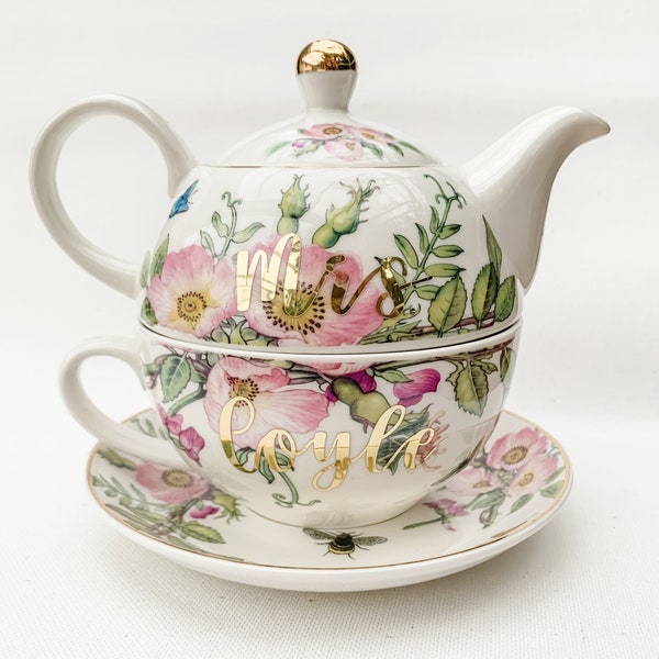 Personalized Teapot - Etsy