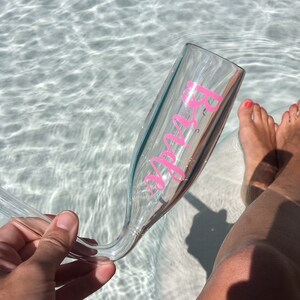 Customized Chambong Champagne Bong Bachelorette Gift for Bride Bride ...