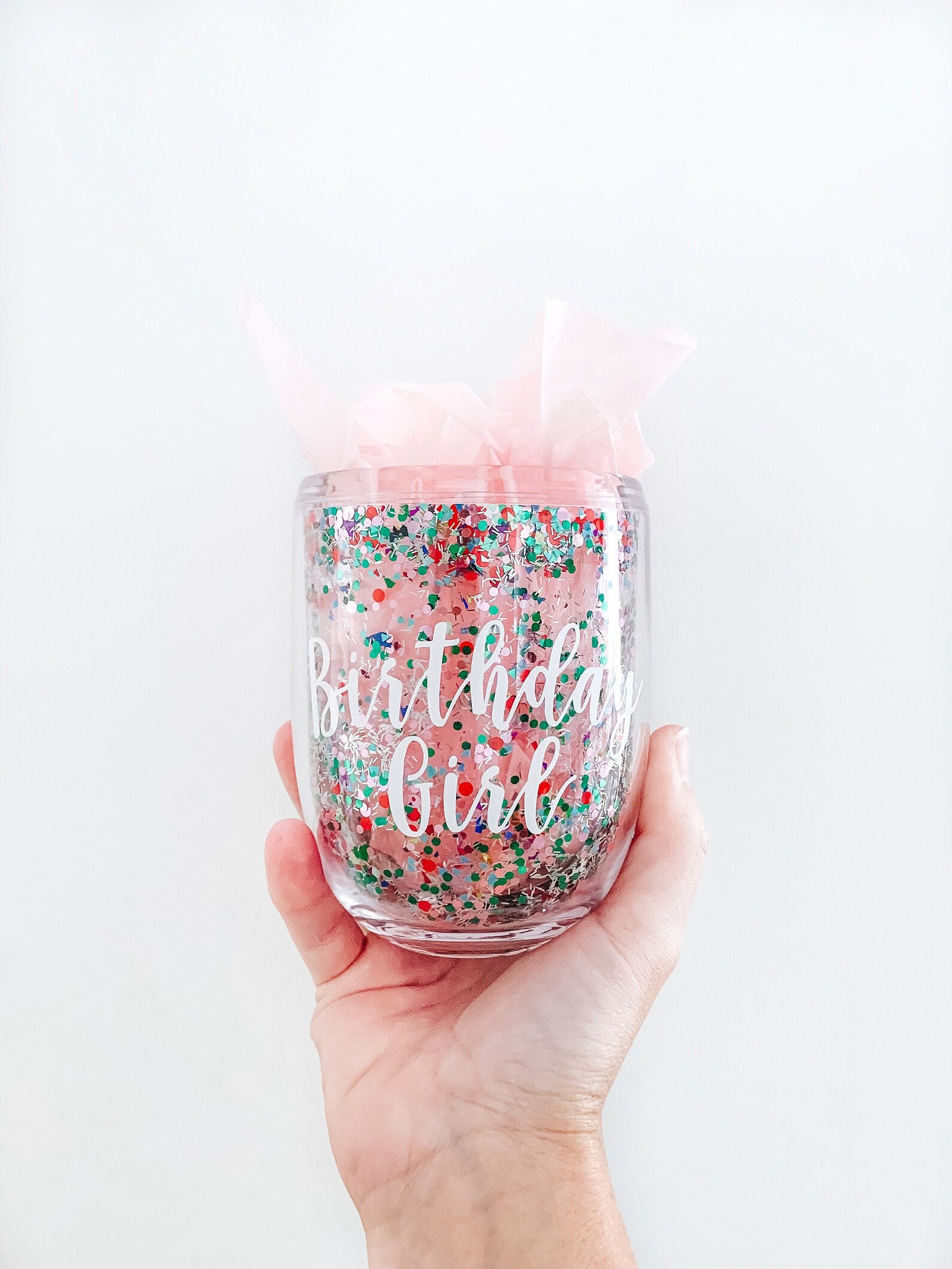 Birthday Girl Cup Birthday Confetti Cup Glitter Tumbler | Etsy