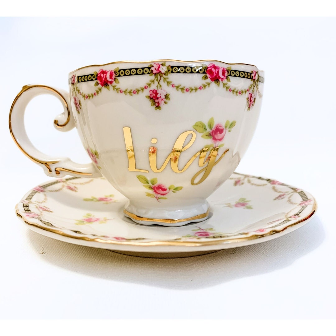 Tea Cup | Personalized Tea Cups | Custom Tea Cup | Tea Lover Gift ...
