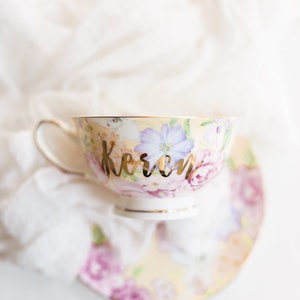 Tea Cup | Personalized Tea Cups | Custom Tea Cup | Tea Lover Gift ...