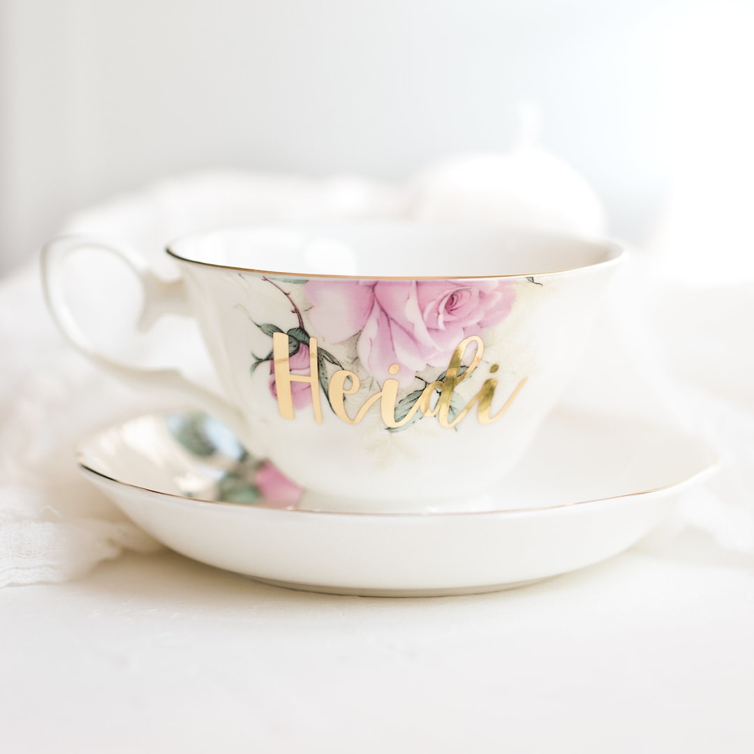 Tea Cup | Personalized Tea Cup | Custom Tea Cup | Tea Lover Gift ...