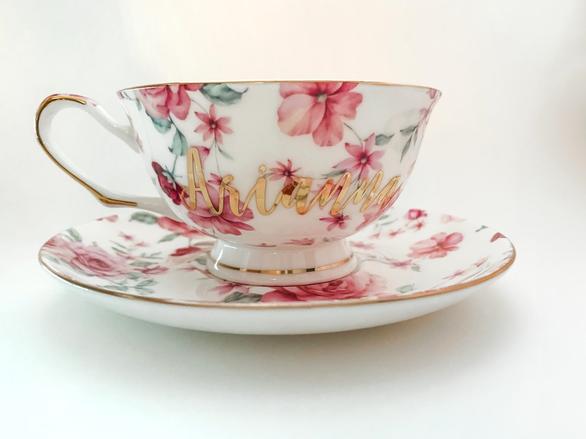 Tea Cup | Personalized Tea Cups | Custom Tea Cup | Tea Lover Gift ...