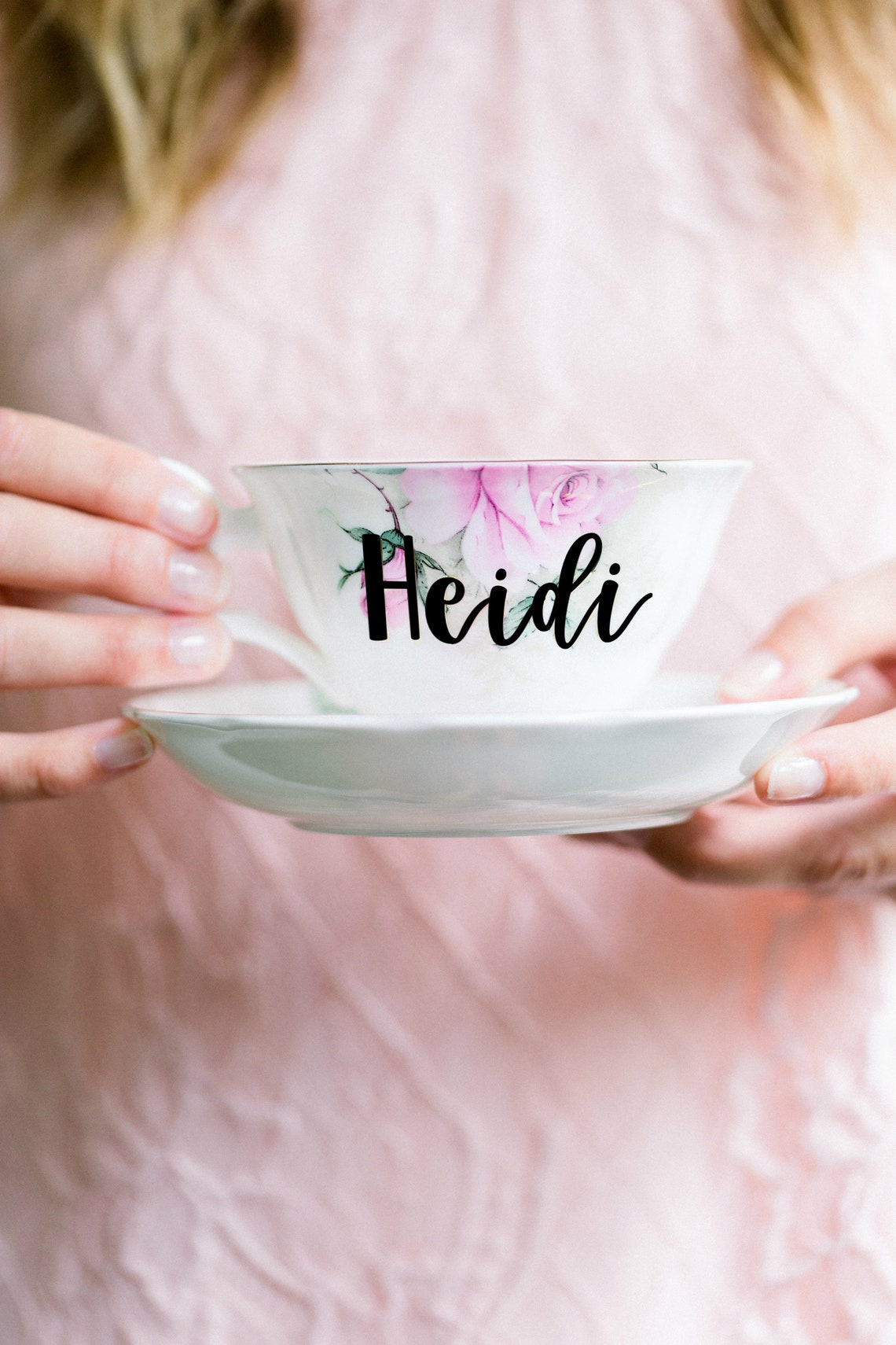 Tea Cup Personalized Tea Cup Custom Tea Cup Tea Lover - Etsy