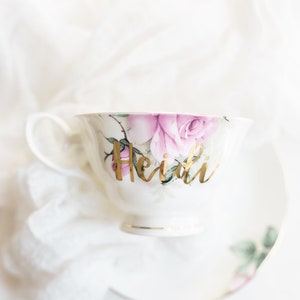 Tea Cup | Personalized Tea Cup | Custom Tea Cup | Tea Lover Gift ...