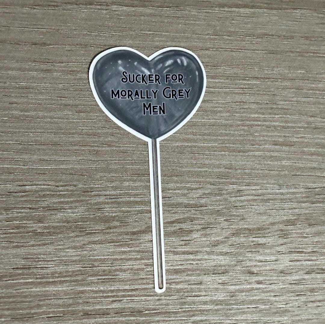 Sucker for Morally Grey Men Sticker, Dark Romance, Kindle Sticker - Etsy