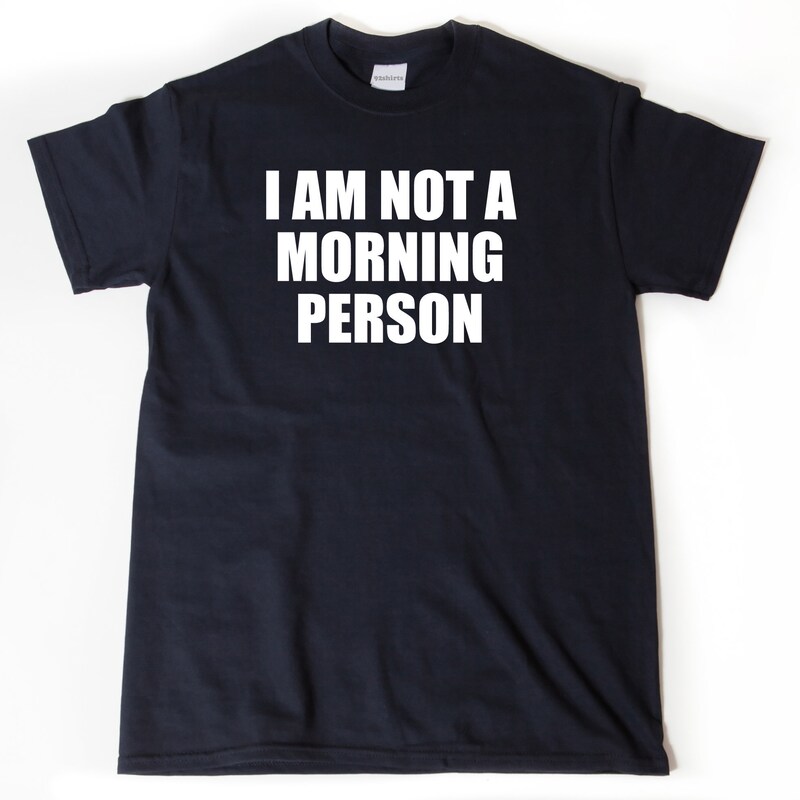Not Morning Person - Etsy