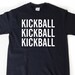 Kickball Shirt, Kickball T-shirt, Funny Kick Ball Tee Shirt Kickball ...