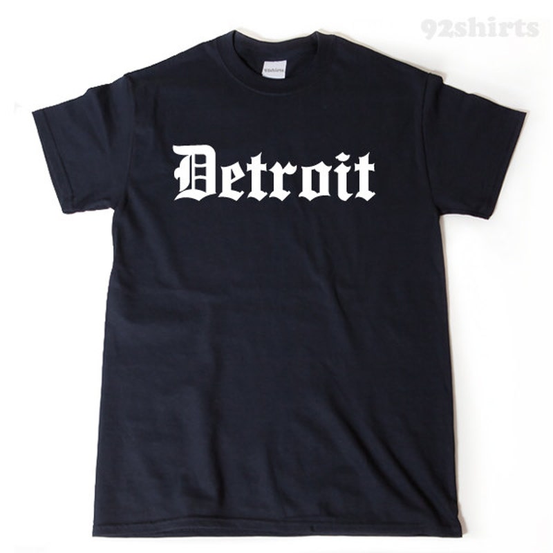 Detroit T Shirt - Etsy