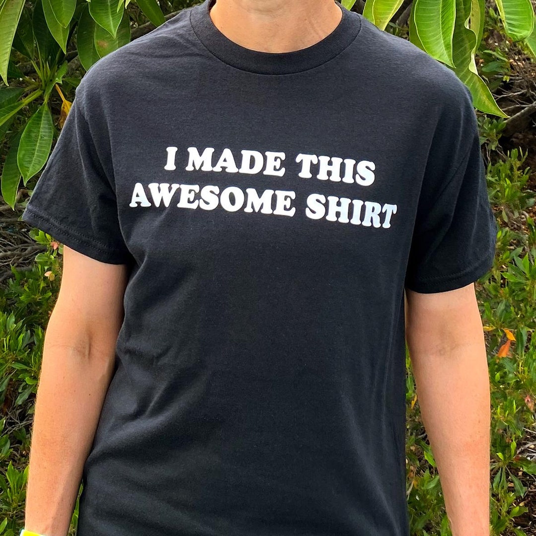 Custom Shirt, Personalized Retro Font Text Shirt, Design Your Own Text ...