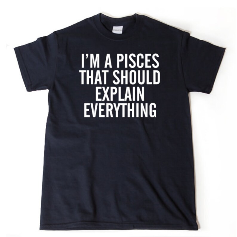 Pisces Shirt, I'm A Piscesthat Should Explain Everything T-shirt ...