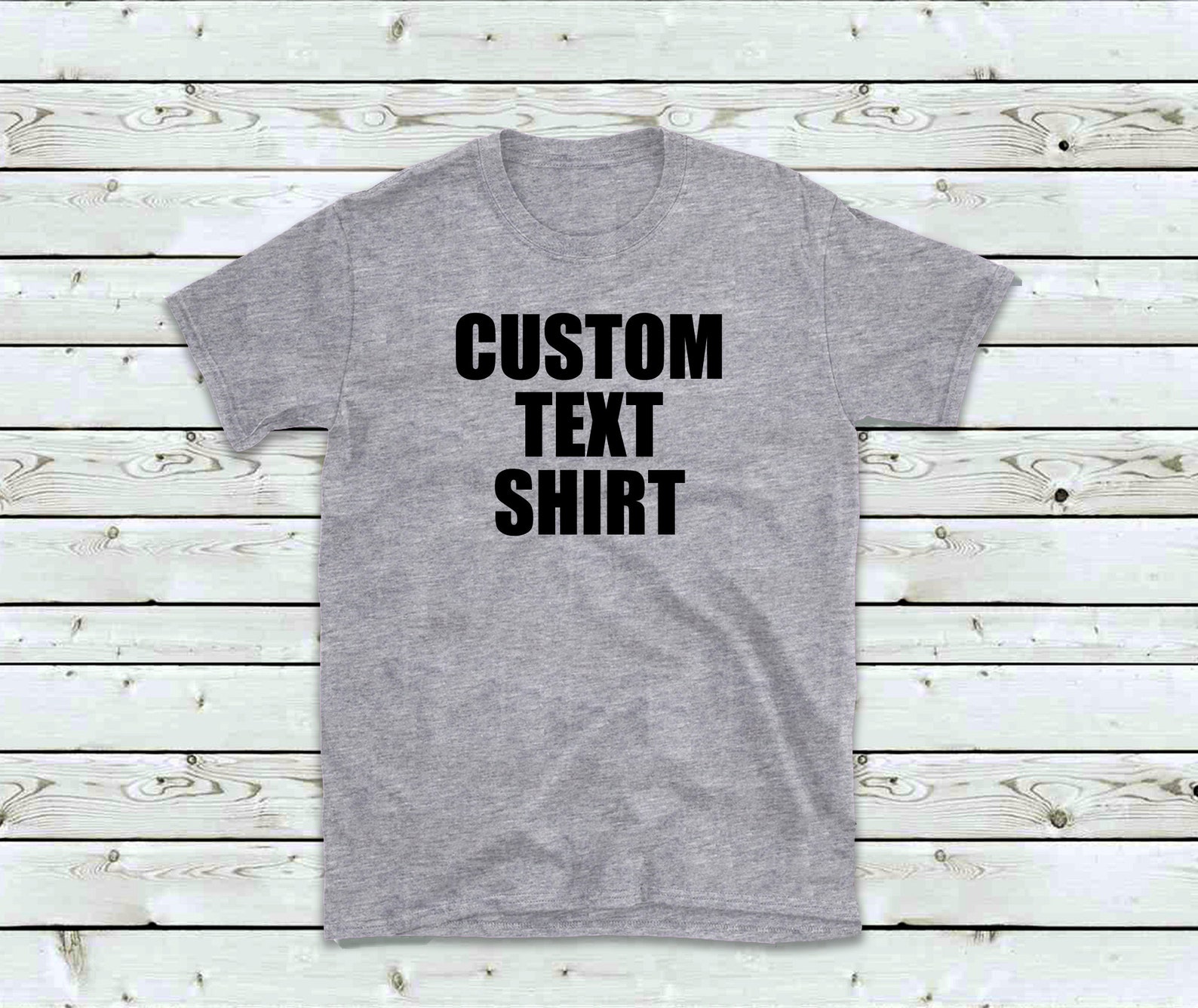 Custom Shirt Personalized Block Font Text Shirt Custom - Etsy
