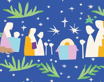 Nativity Seamless Pattern - Etsy