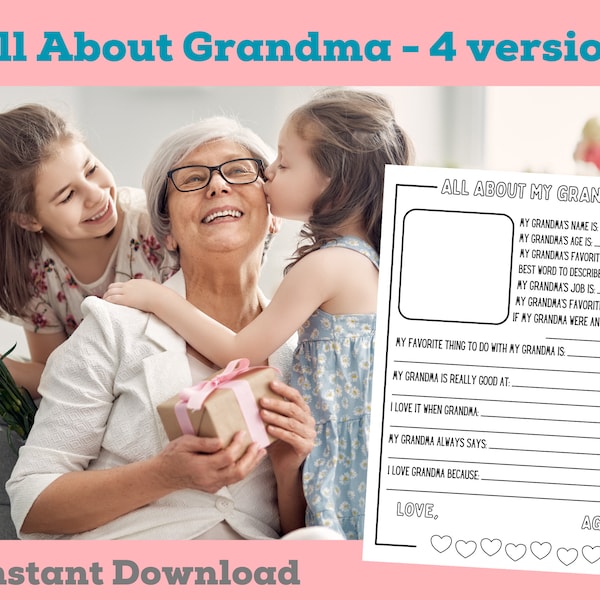 Grammy Birthday Card Printable - Etsy