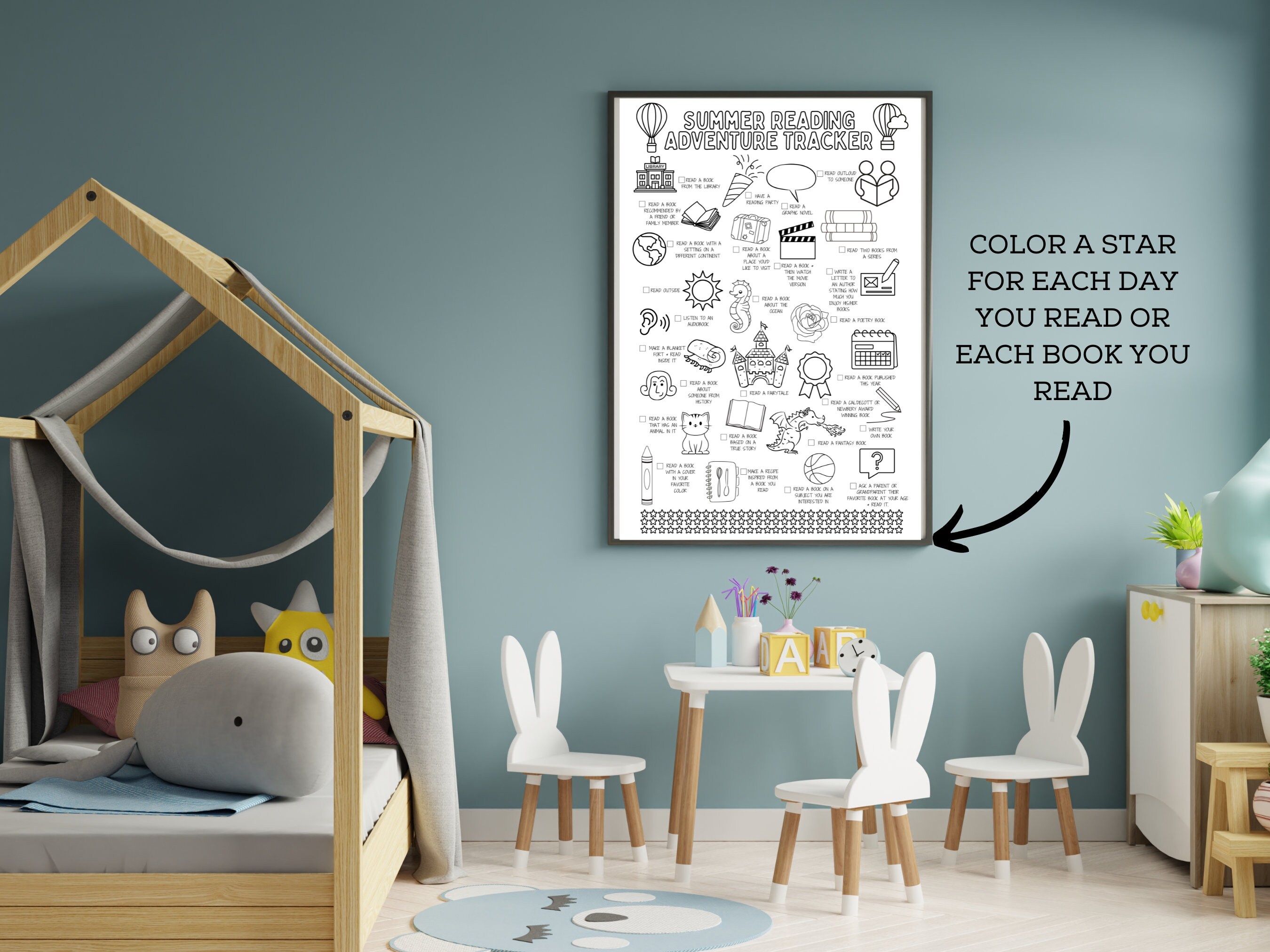 Summer Reading Adventure Printable Poster for Kids | Book Log, Reading ...