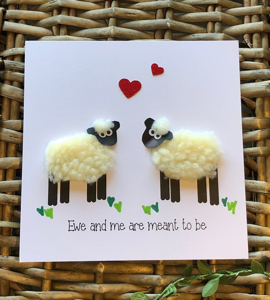 Personalised Sheep Valentines Day Card for Husband Wife Fiancé ...