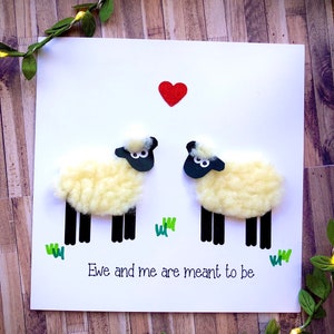 Personalised Sheep Valentines Day Card for Husband Wife Fiancé ...