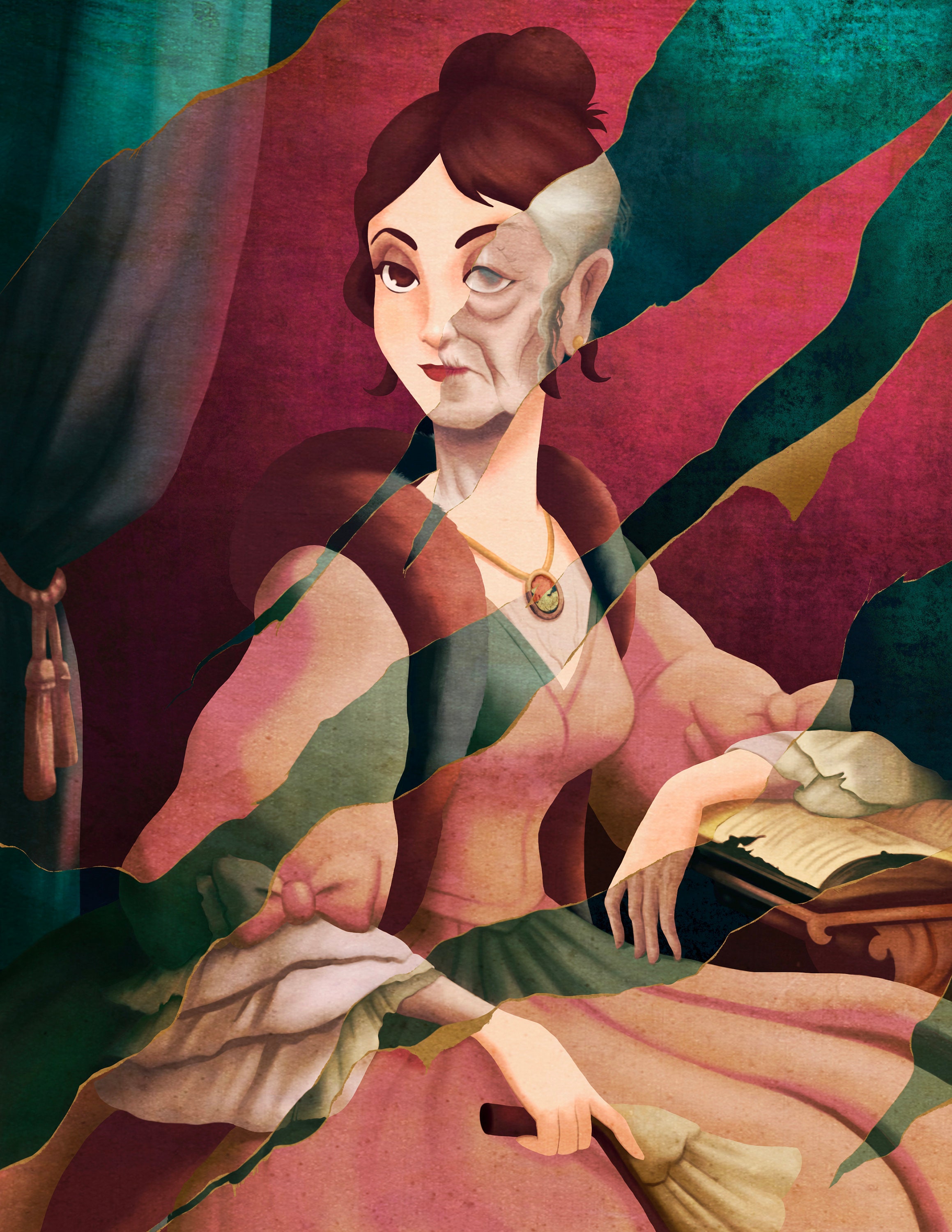 Haunted Mansion Changing Portraits