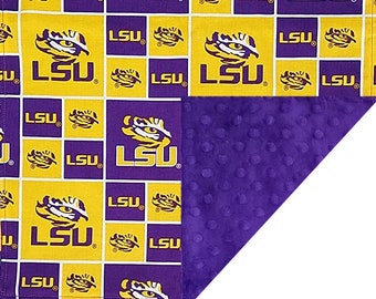 Lsu Tigers Blanket - Etsy