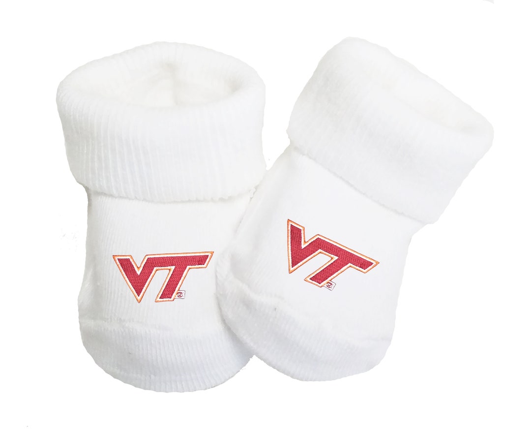 Virginia Tech Hokies Baby Toe Booties - Etsy