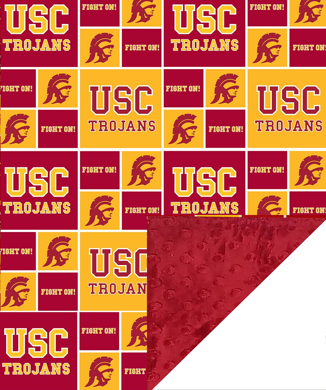Future Tailgater USC Trojans Southern Cal Officially Licensed Minky ...