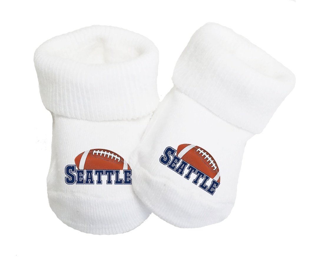 Future Tailgater Baby Toe Booties for Seattle Fans - Etsy