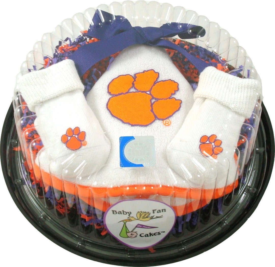 Clemson Tigers Piece of Cake Baby Gift Set - Etsy