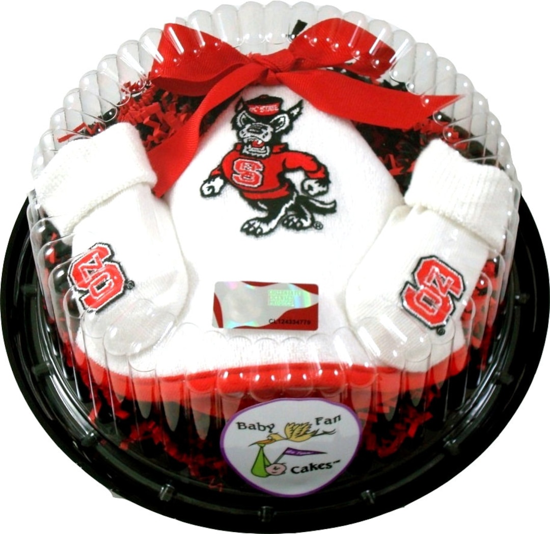 NC State Wolfpack Piece of Cake Baby Gift Set - Etsy