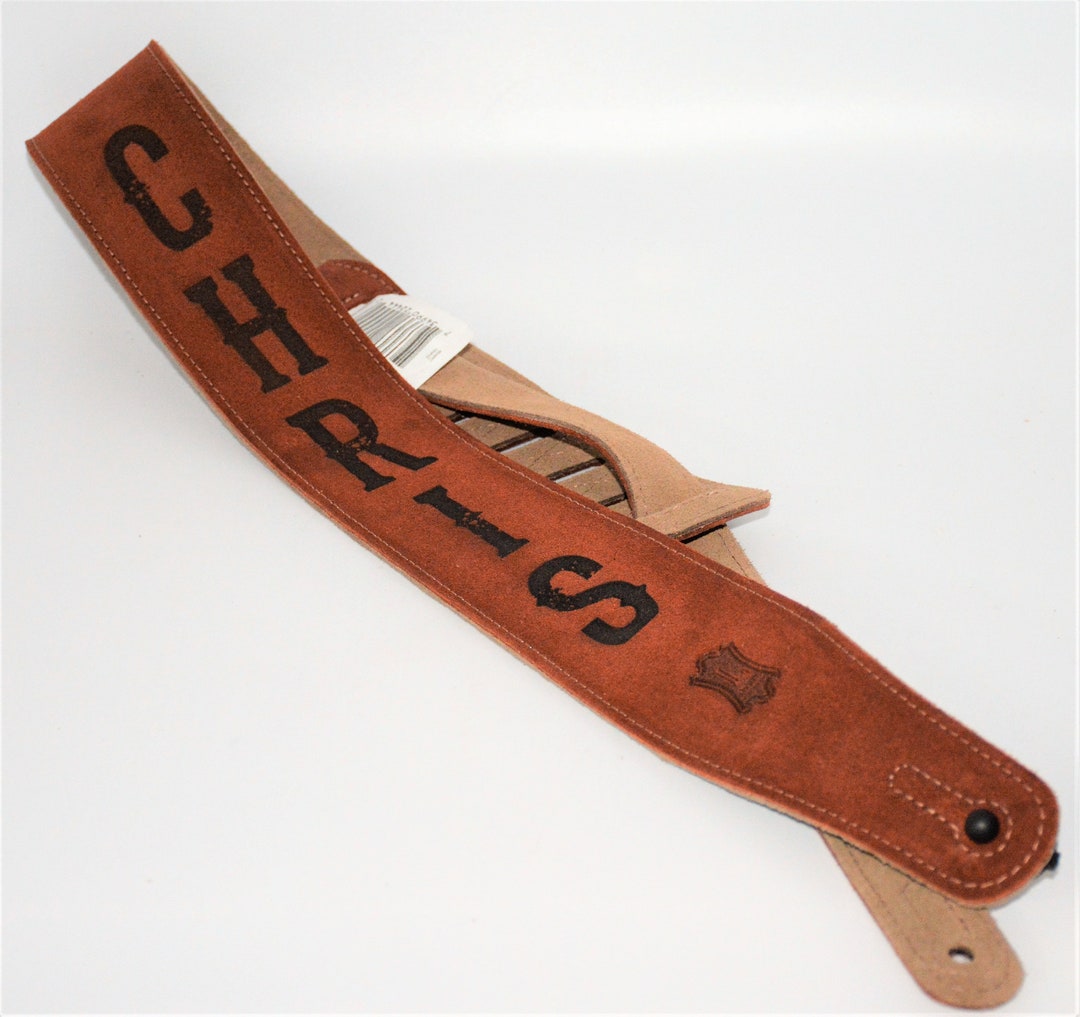 Custom Engraved Suede Guitar Straps, Custom Guitar Straps, Guitar ...