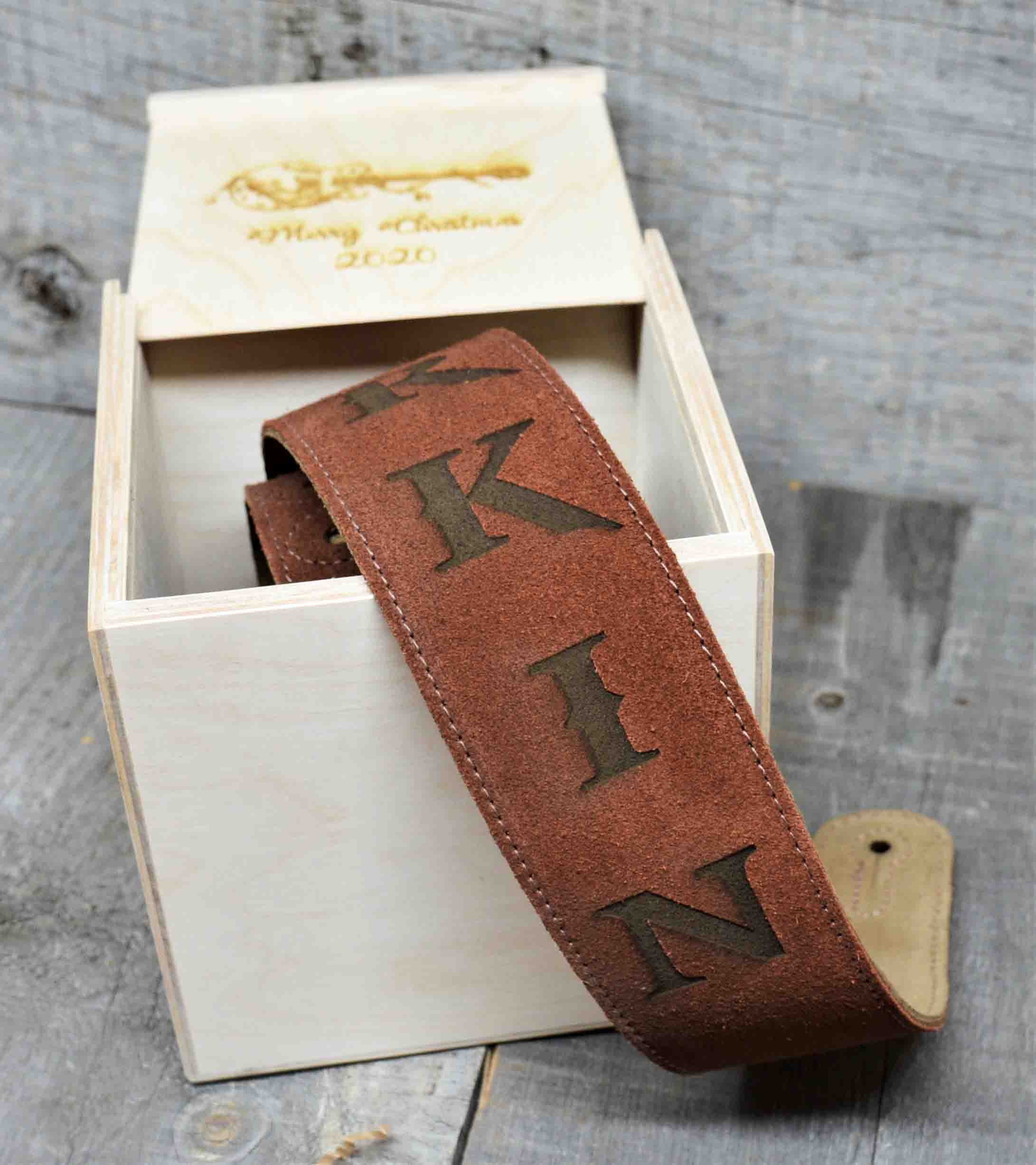 Custom Engraved Suede Guitar Straps Custom Guitar Straps | Etsy