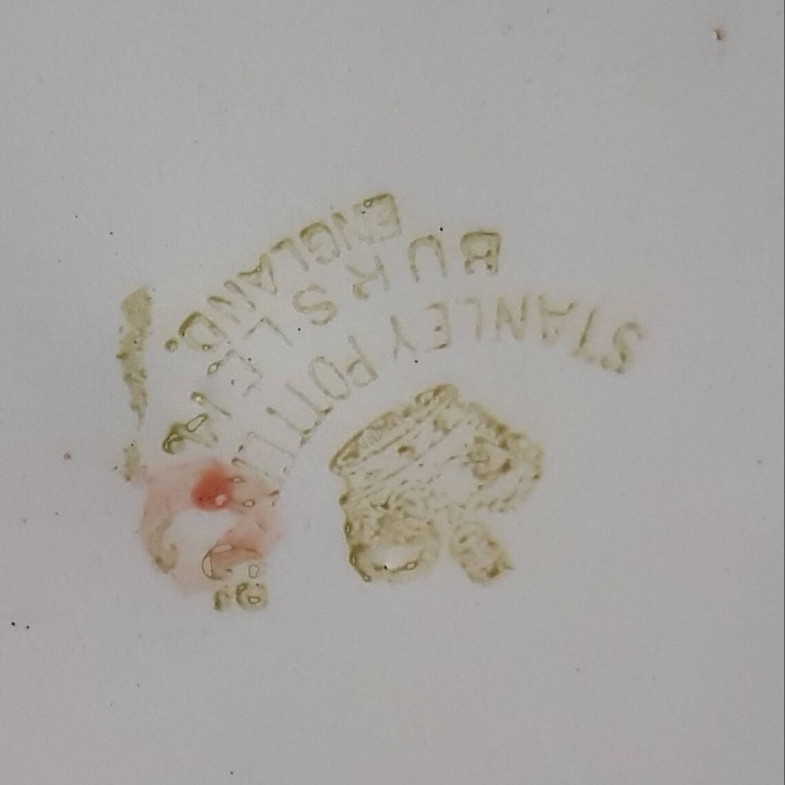 The Stanley Pottery Co Burslem Flow Blue Gilded Bowl - Etsy