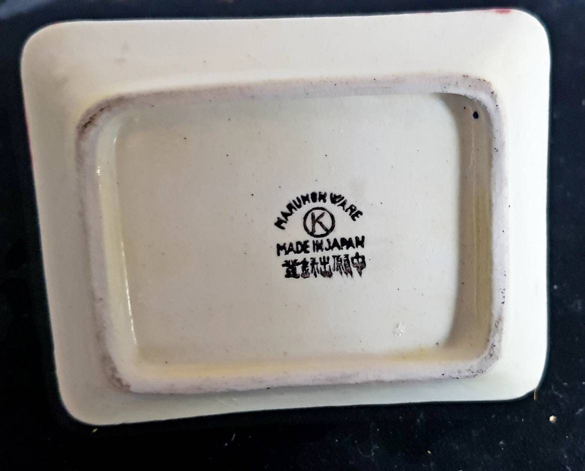 Vintage Small Hand Painted Japanese Maruhon Ware Letter / Toast Rack - Etsy