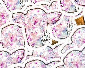 Eat Beef Sticker - Etsy