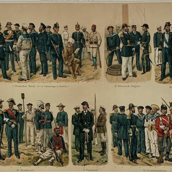 Colonial Military Uniforms - Etsy