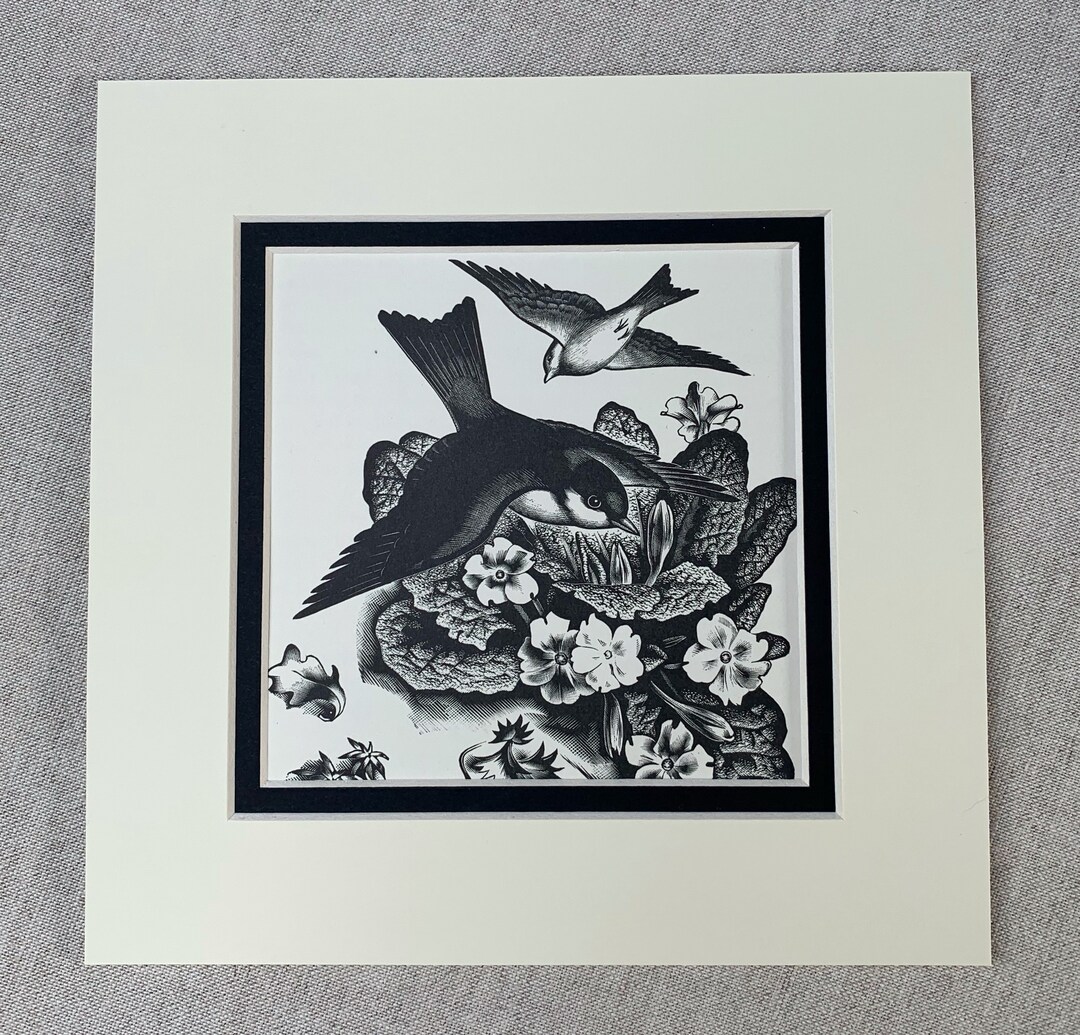 1936 Original Vintage Lithograph Wood Engraving Print of - Etsy