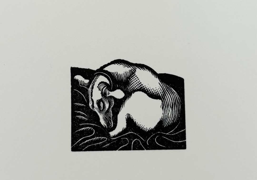 Eric Ravilious Original Woodcut Image 2.5 X 2 Inches - Etsy