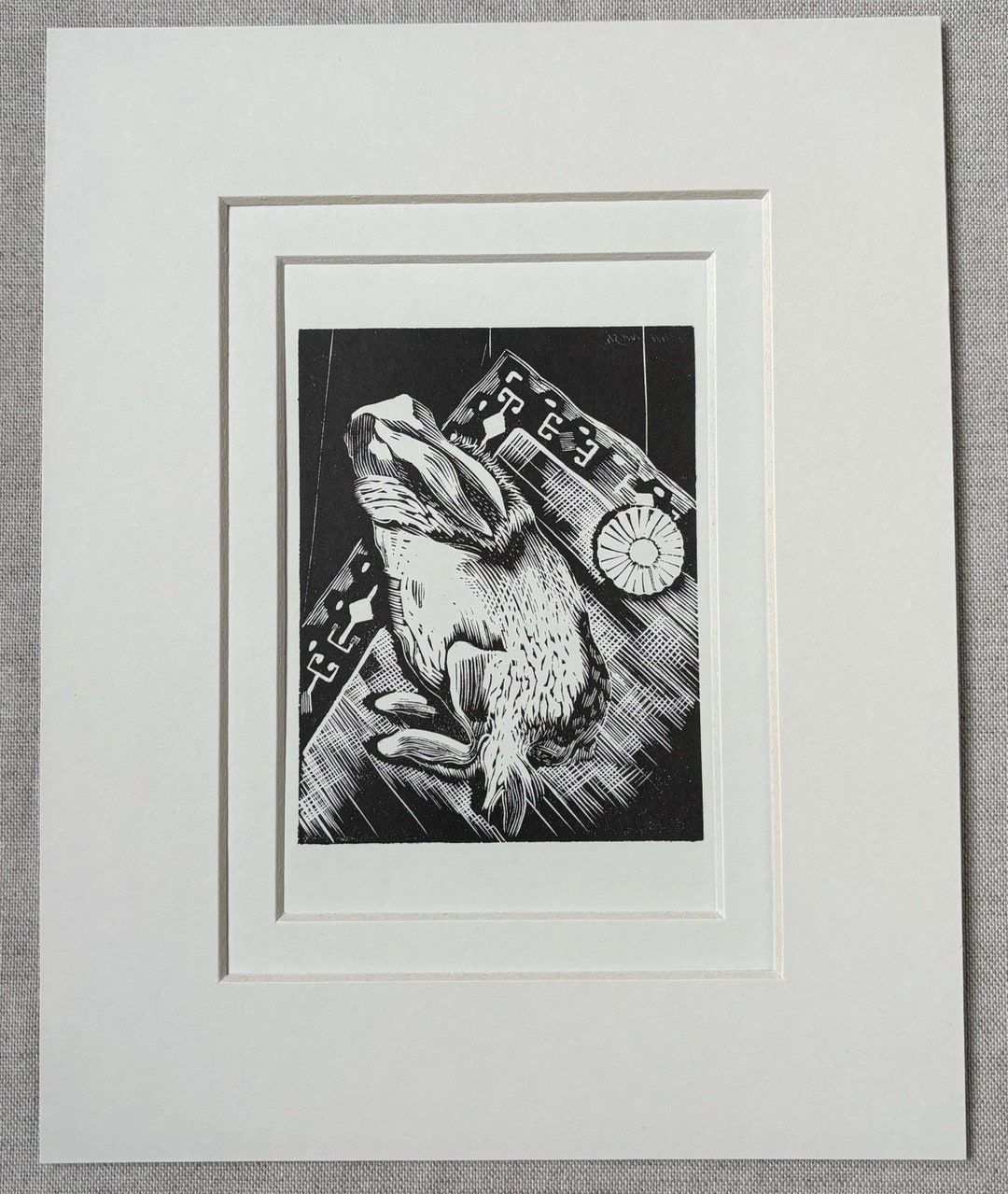 John Nash (1893-1977) Woodcut Print - the Rabbit, 1920 - Available ...
