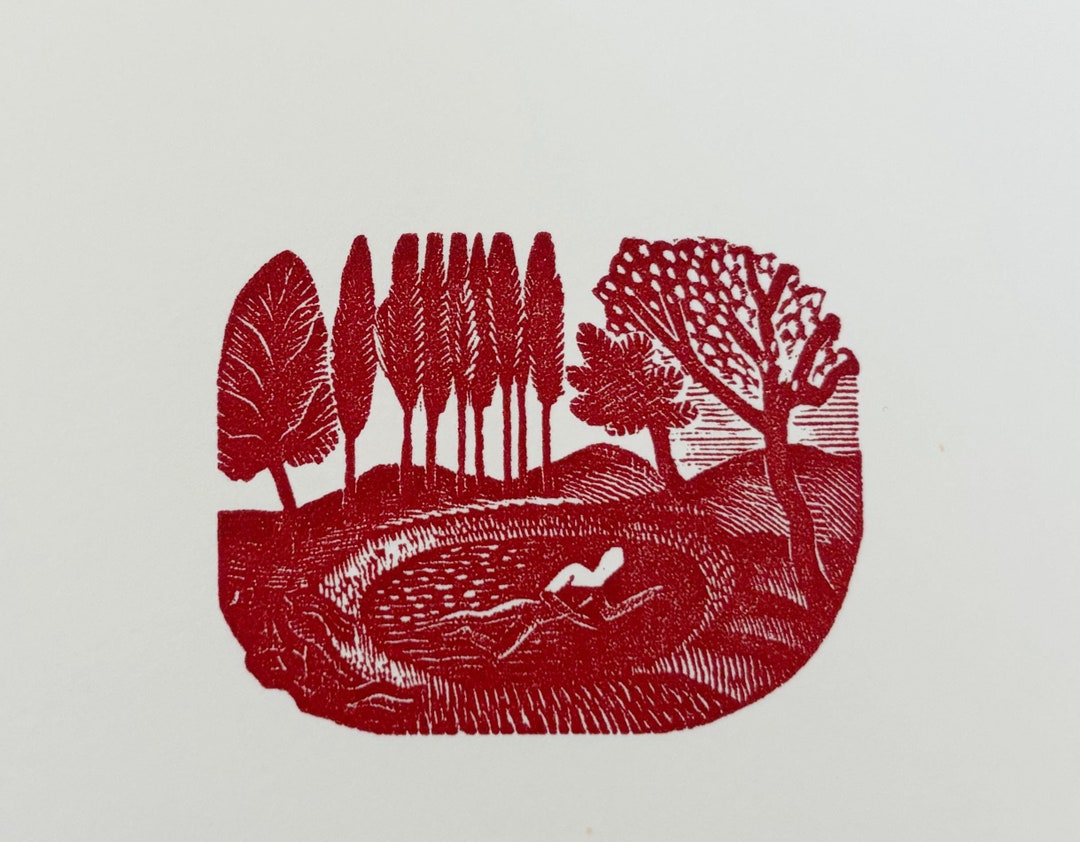 Eric Ravilious Original Woodcut - Available Mounted & Matted - 10 X 8 ...