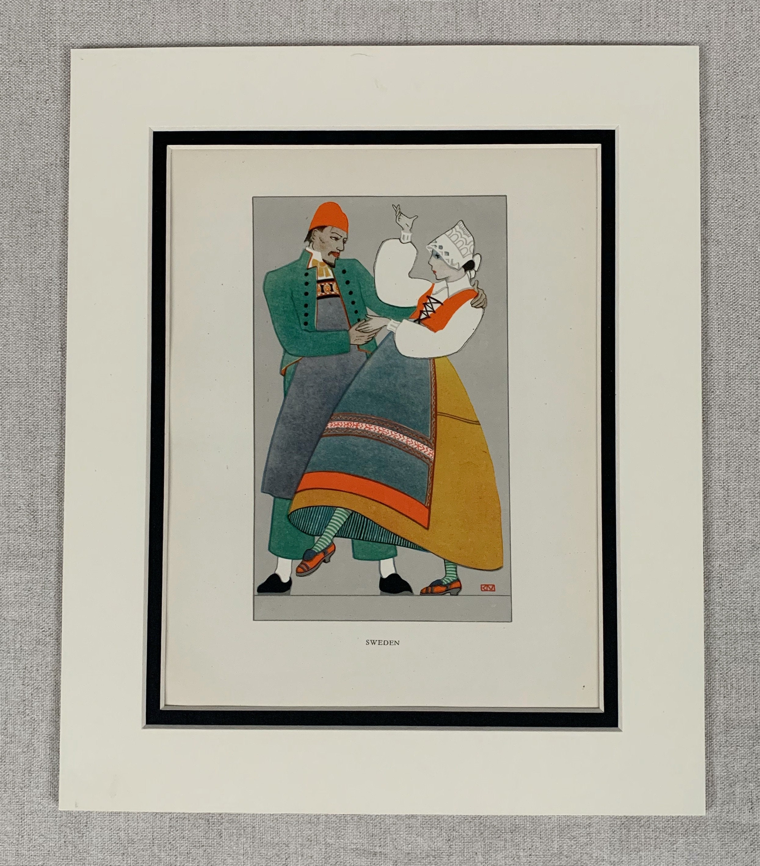 Original 1931 Vintage Coloured Lithograph Print Traditional - Etsy UK