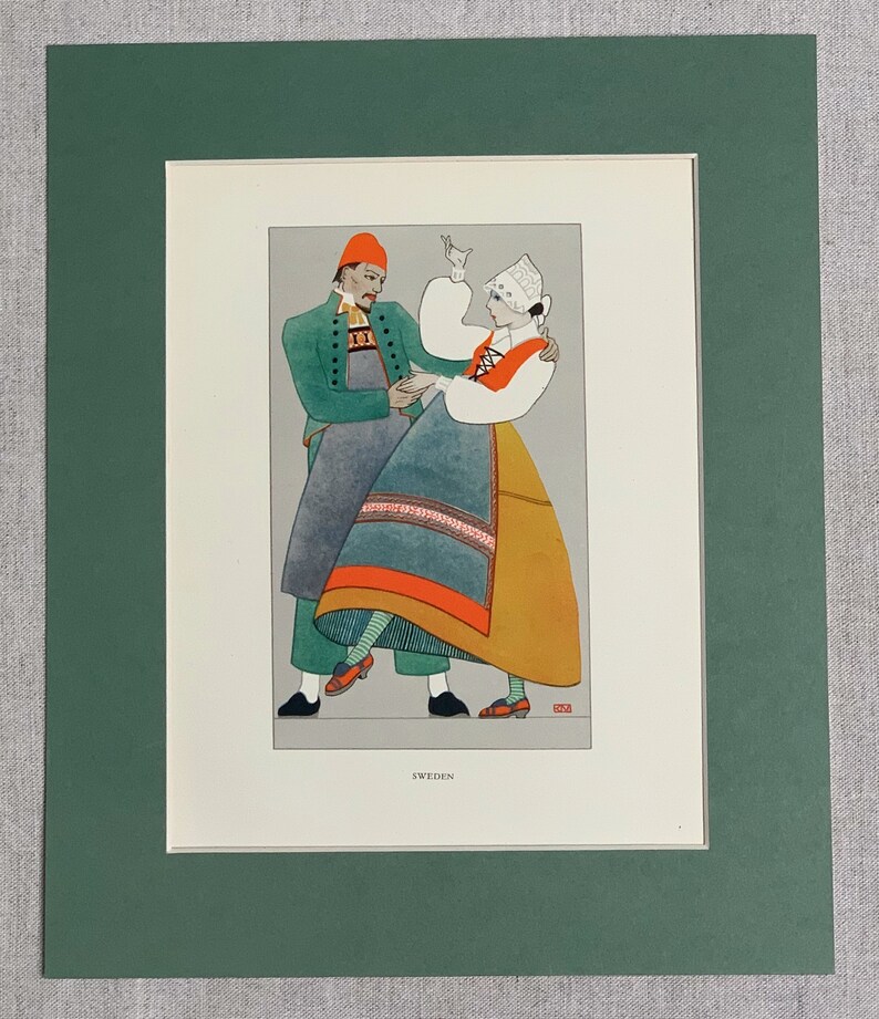 Original 1931 Vintage Coloured Lithograph Print Traditional - Etsy UK